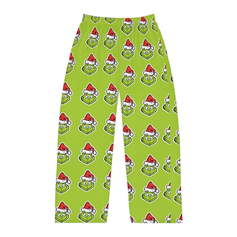 Mens Grinch Pajama Pants, Grinch Christmas Pajama, Mathcing Xmas Grinch ...