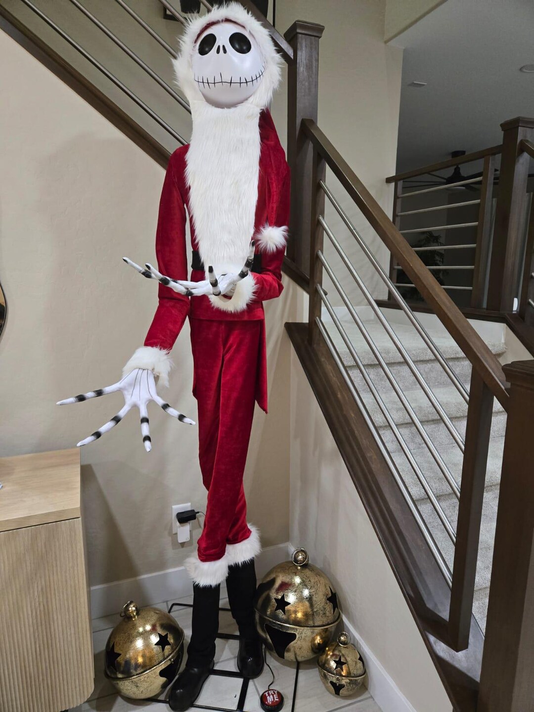 Santa Claus FULL COSTUME for 6.5ft Jack Skellington Animatronic - Etsy