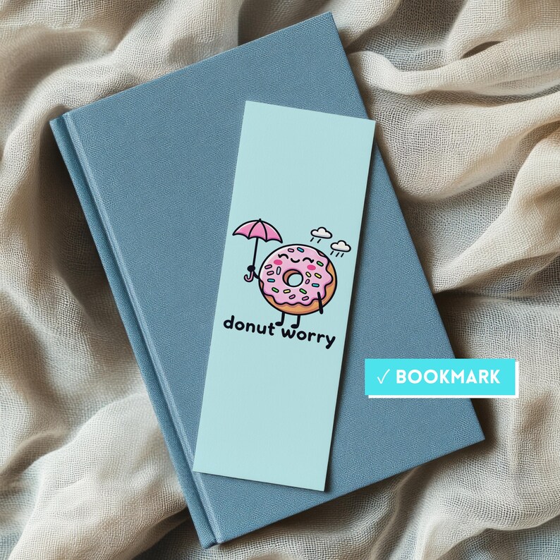 Kawaii Donut Food Pun Motivational PNG Stickers, Cartoon Self Care ...