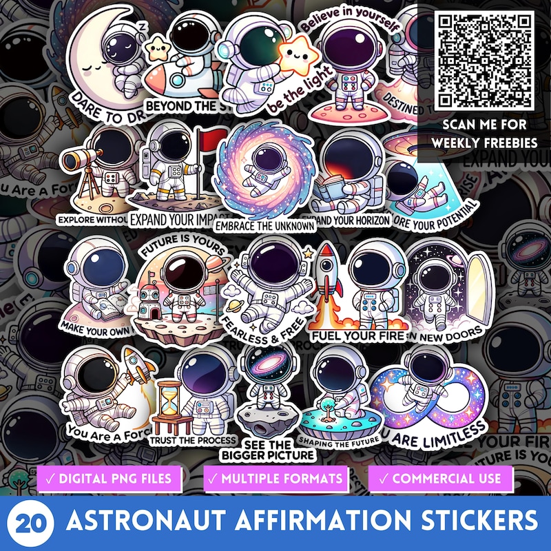 Space Stickers - Etsy