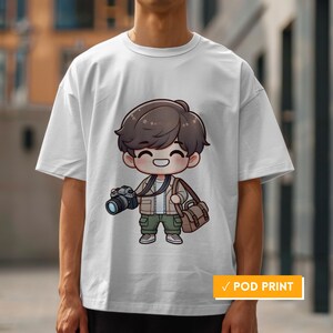 Male Chibi Character Occupation Stickers PNG, Inspiring Kawaii Sticker ...