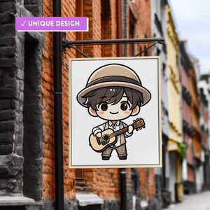 Male Chibi Character Occupation Stickers PNG, Inspiring Kawaii Sticker ...