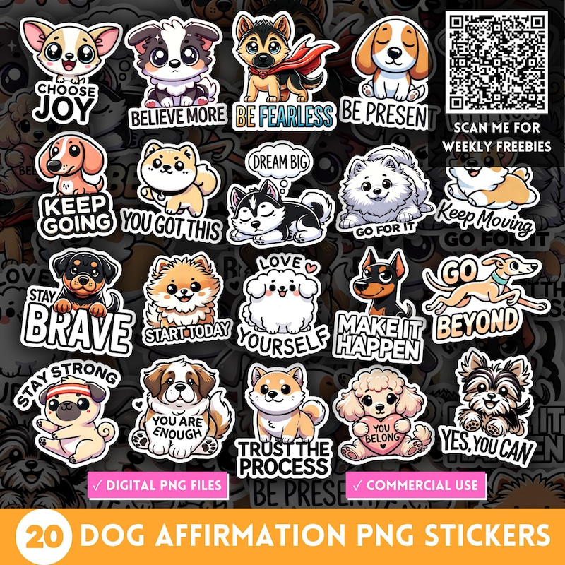 Stickers de perros - Etsy México
