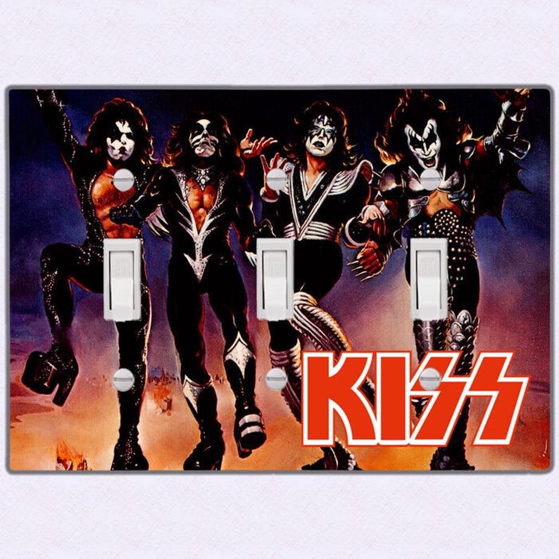 KISS Destroyer Poster Light Switch Cover Toggle, Rocker or Outlet ...
