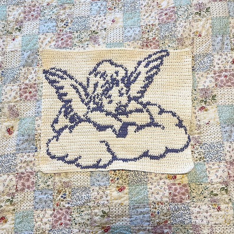Cherub Angel Tapestry - Pattern Only - Etsy