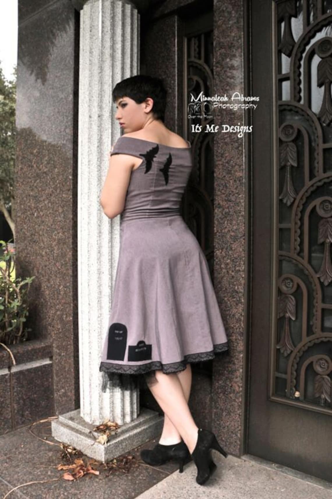 Grave Yard Cemetery Dress Size7 Crinoline Stage Wear Goth Prom Goth ...
