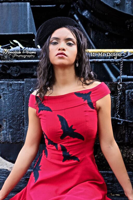 Black Bat Party Dress Size 3 Red Goth Prom Party Goth Wedding Goth ...