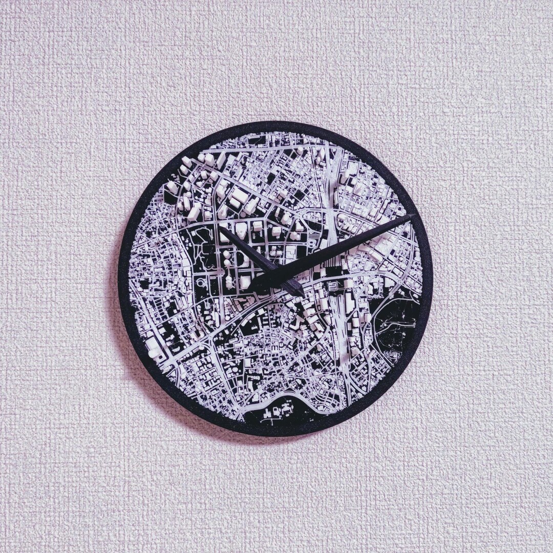 Shinjuku Tokyo Detailed Cityscape Wall Clock Iconic Landmark Souvenir ...