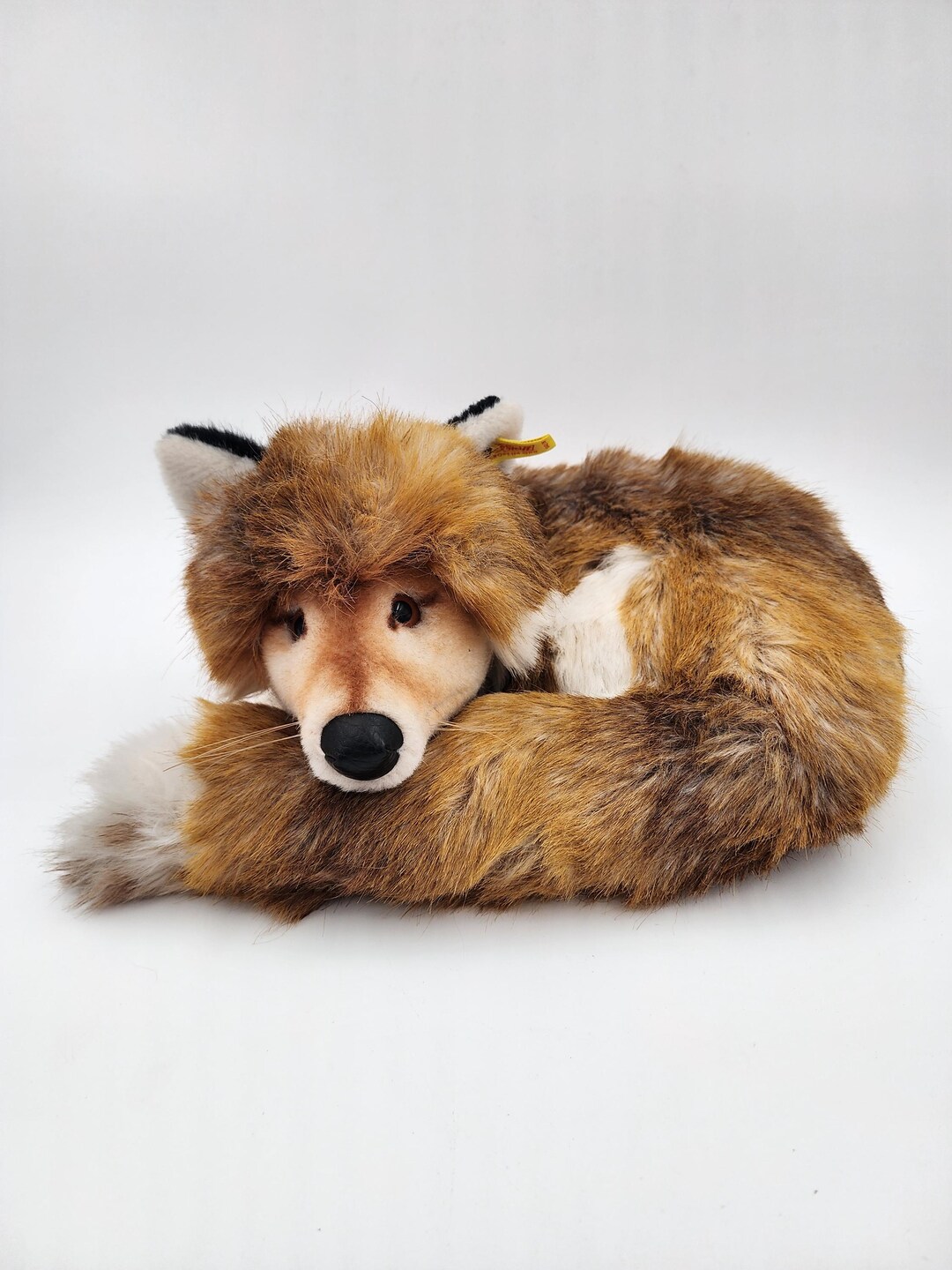 Vintage 1980s Steiff Fox 1542/35 Stuffed Animal Made in Germany With ...