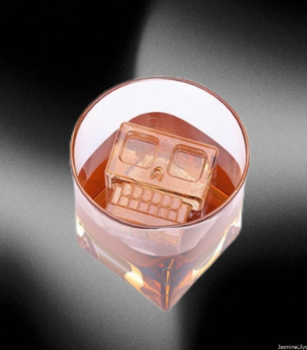 Skeleton Skull Shaped Reusable Silicone Ice Tray: Creative Ice Mold ...
