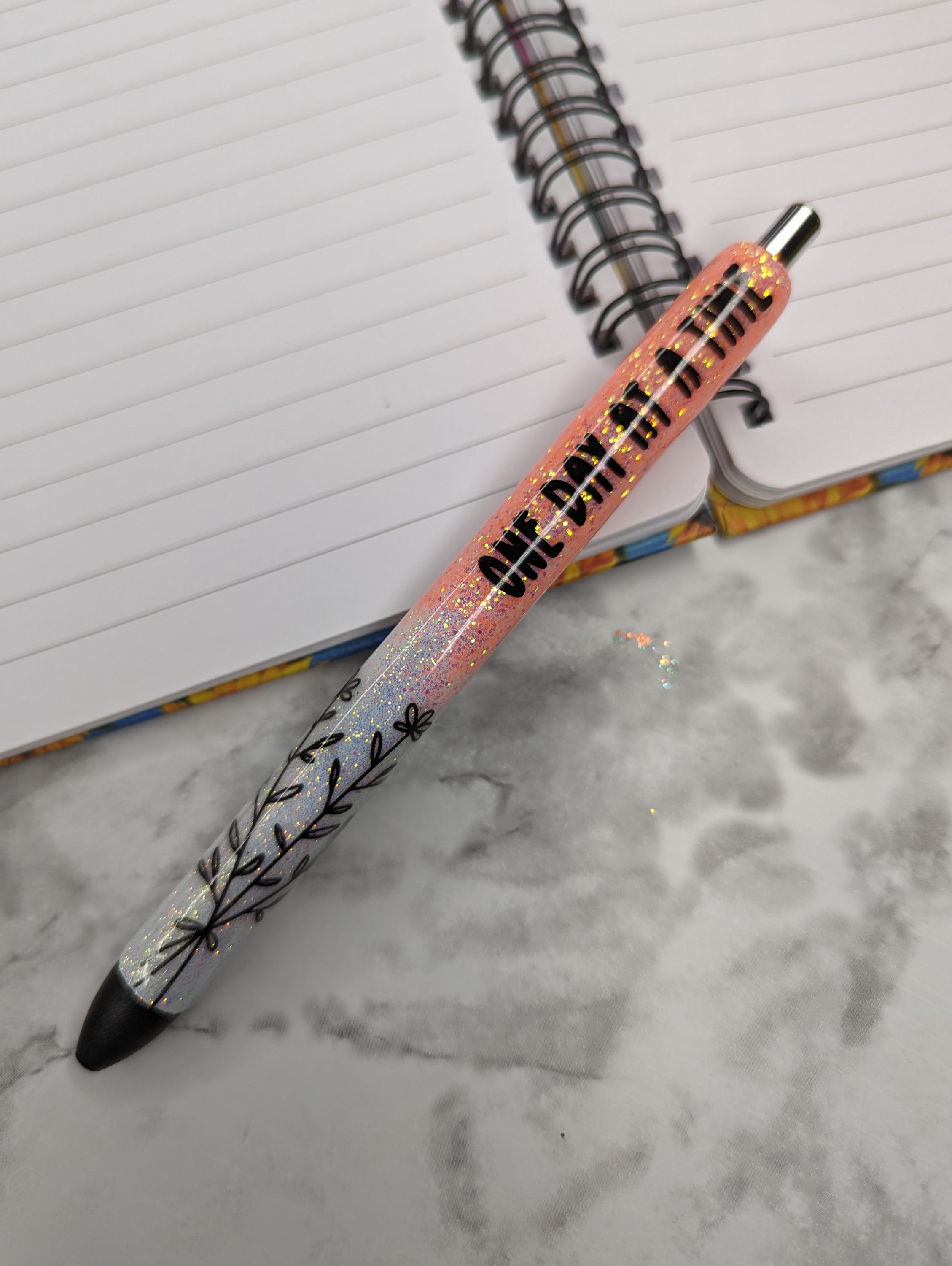 Affirmation Pen Set Papermate Glitter Pens - Etsy