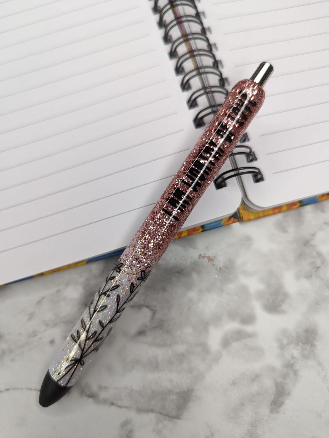 Affirmation Pen Set Papermate Glitter Pens - Etsy