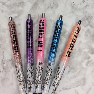 Affirmation Pen Set Papermate Glitter Pens - Etsy