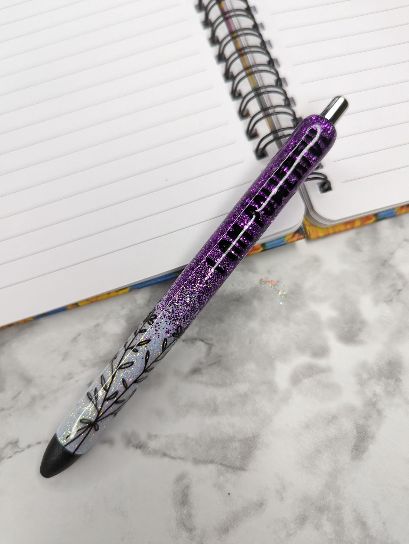 Affirmation Pen Set Papermate Glitter Pens - Etsy