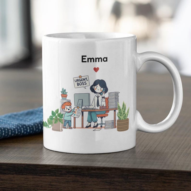 Personalized CEO Mom Mug – Working Mom Gift – Custom Name Coffee Cup ...