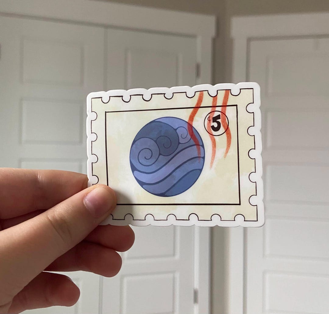 Avatar the Last Airbender Stamp Stickers Laptop Water Bottle Decal ...