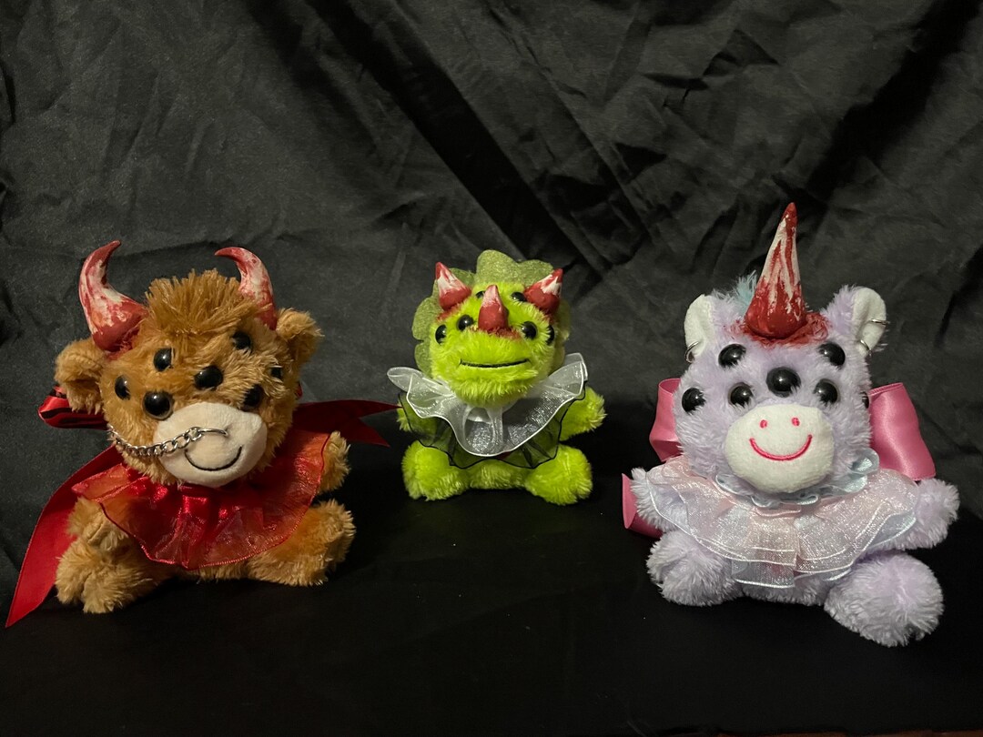 Mini Creepy Cute Plushies - Etsy