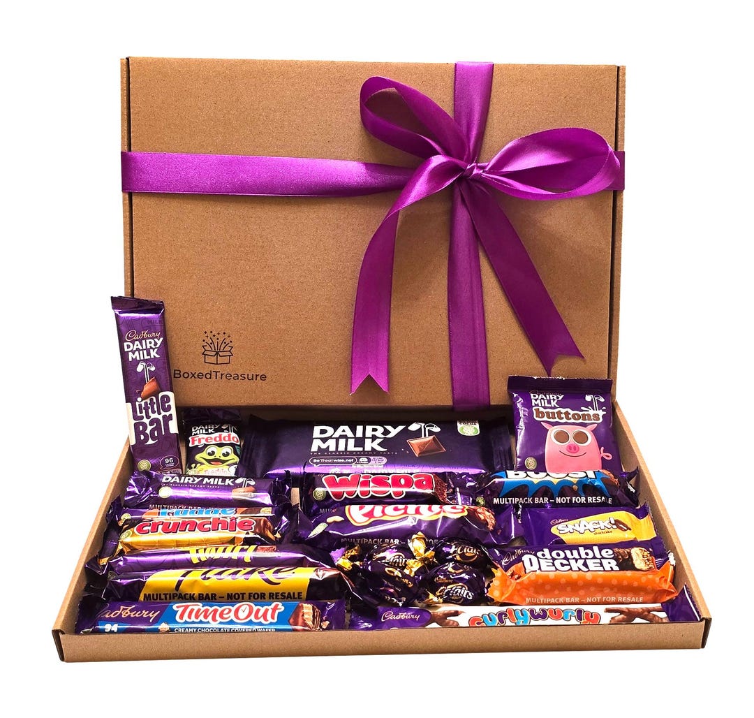 Cadbury Chocolate Bar Gift Box | Fathers Day Gift, Personalised ...