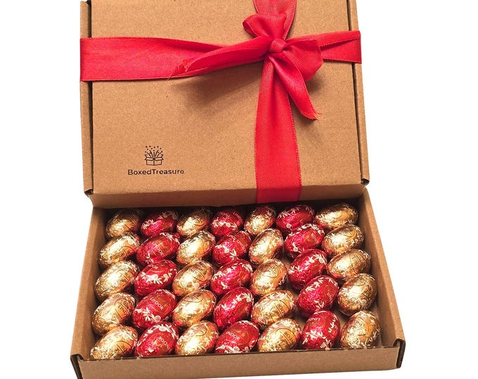Lindt Lindor Mini Eggs Chocolate Gift Box Present Luxury Lindt ...