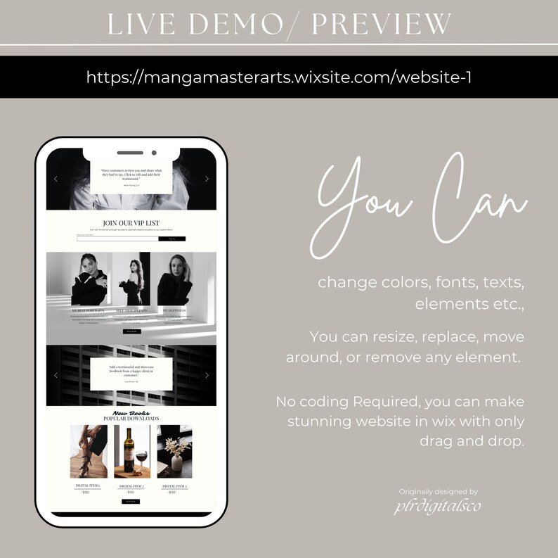Wix Website Template, Coaching Wix Website Theme, Creative Wix Design ...