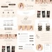 Aesthetic Cream Pastel Portfolio Website Template Brown Website ...