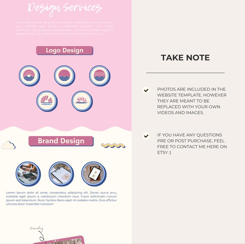 Graphic Designer Canva Website Template Creative Portfolio Visual ...