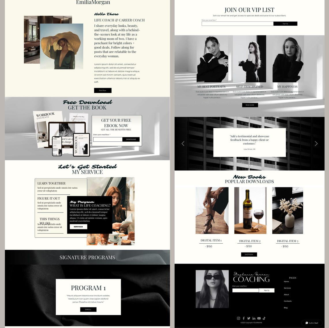 Wix Website Template, Coaching Wix Website Theme, Creative Wix Design ...