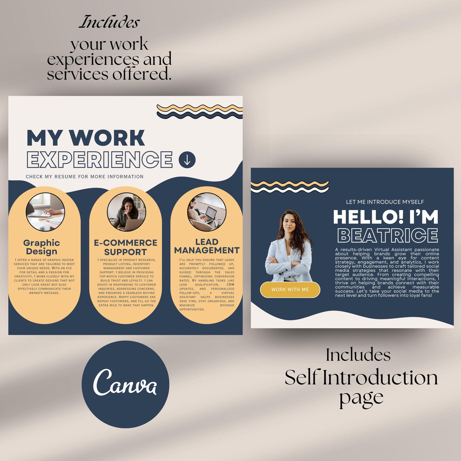 Virtual Assistant Portfolio, Virtual Assistant Portfolio Template ...
