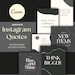 5000+ Instagram Editable Quotes Canva Package - Canva Line Art ...