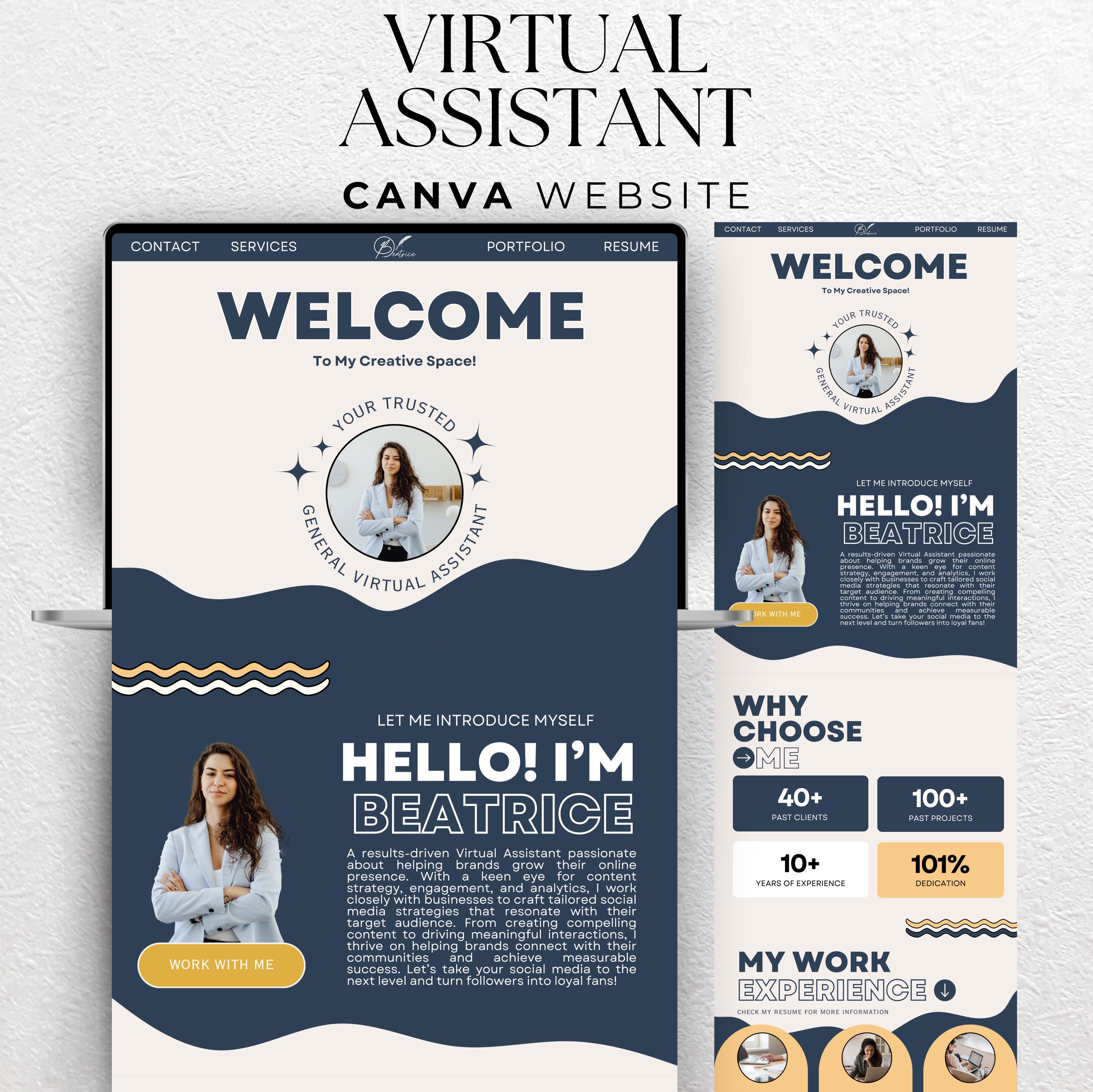 Virtual Assistant Portfolio, Virtual Assistant Portfolio Template ...