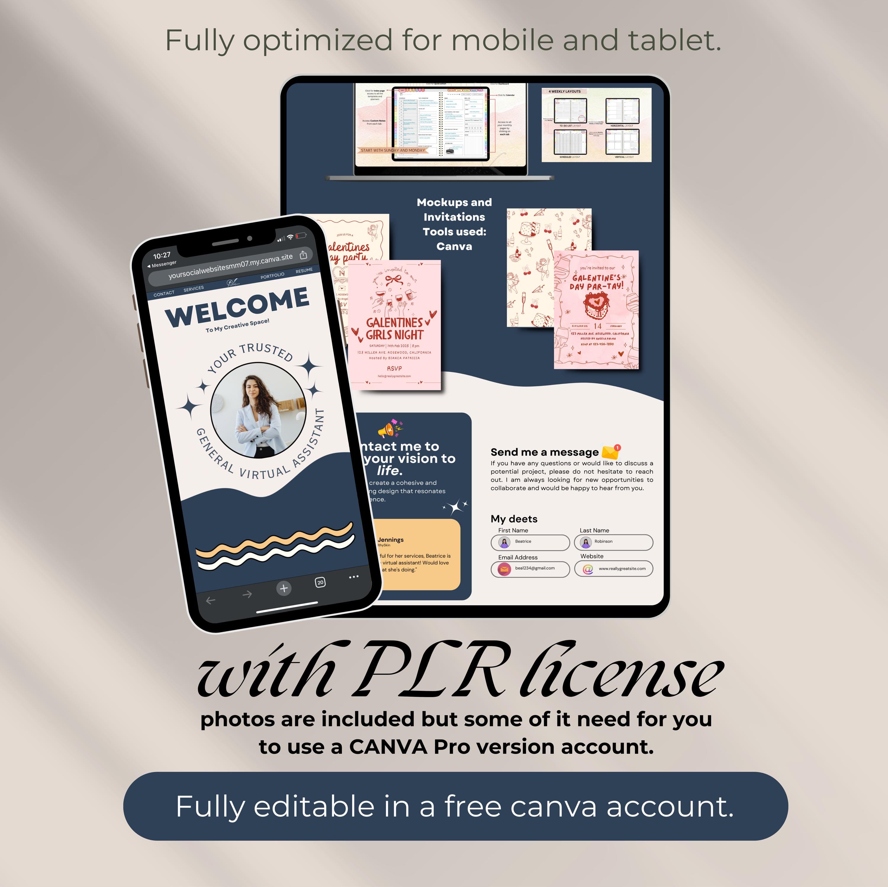 Virtual Assistant Portfolio, Virtual Assistant Portfolio Template ...