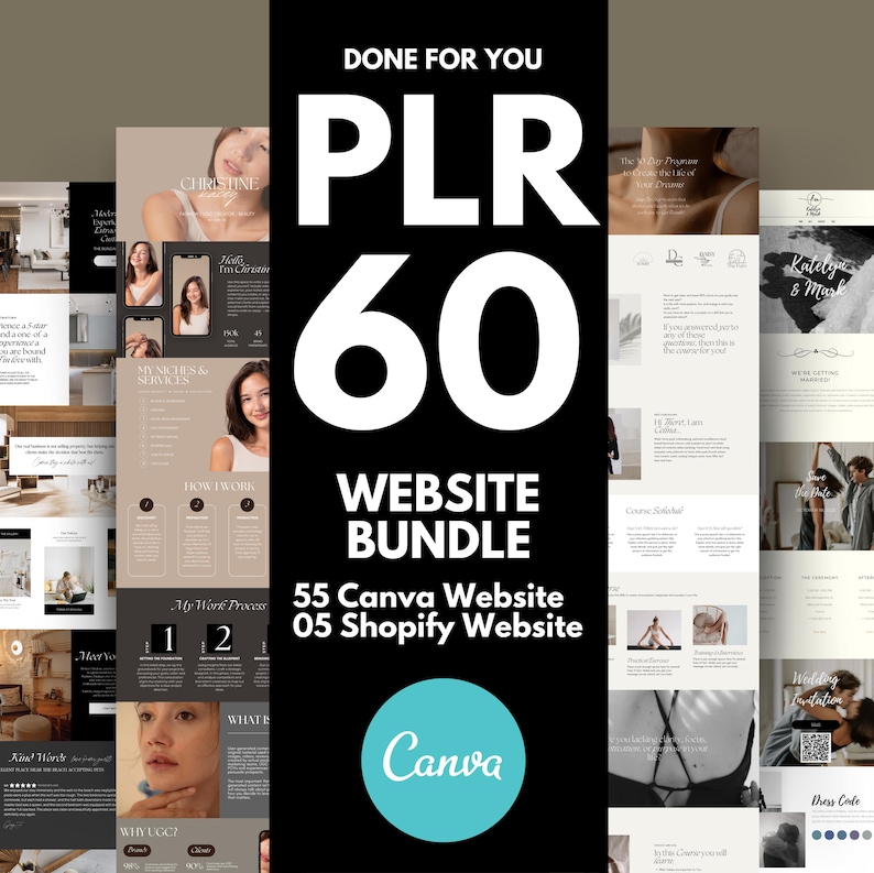 Shopify and Canva Plr , PLR Digital Products , Plr Canva Templates ...