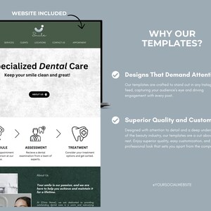 1200+ Dental Canva Social Media Templates, Dental Clinic Posts, Dental ...