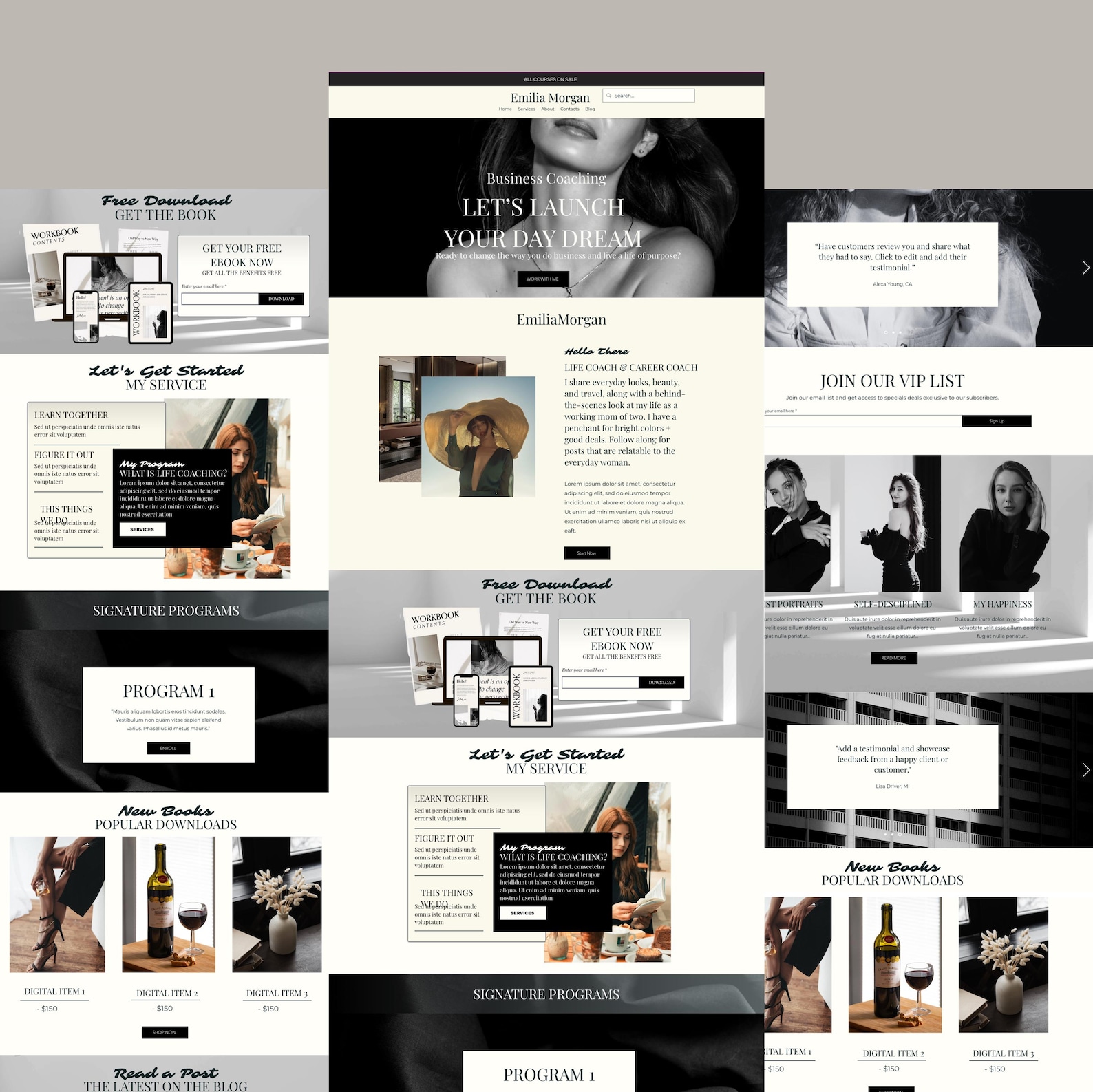 Wix Website Template, Coaching Wix Website Theme, Creative Wix Design ...