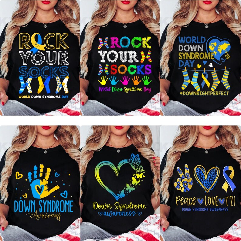 Down Syndrome Png Bundle,down Syndrome Awareness Day Png,bundle Png ...