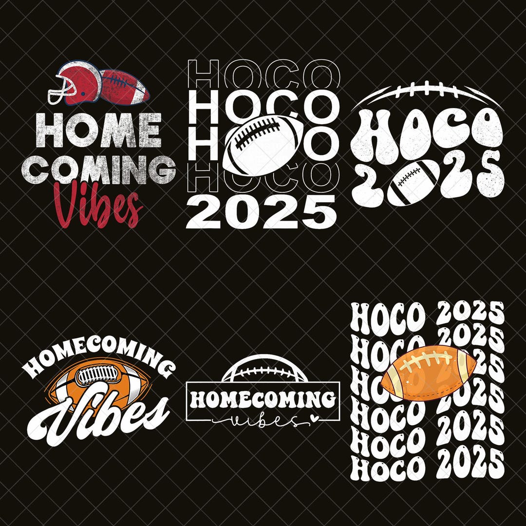Football Homecoming Png Bundle, Football Game Day Designs, Homecoming T ...