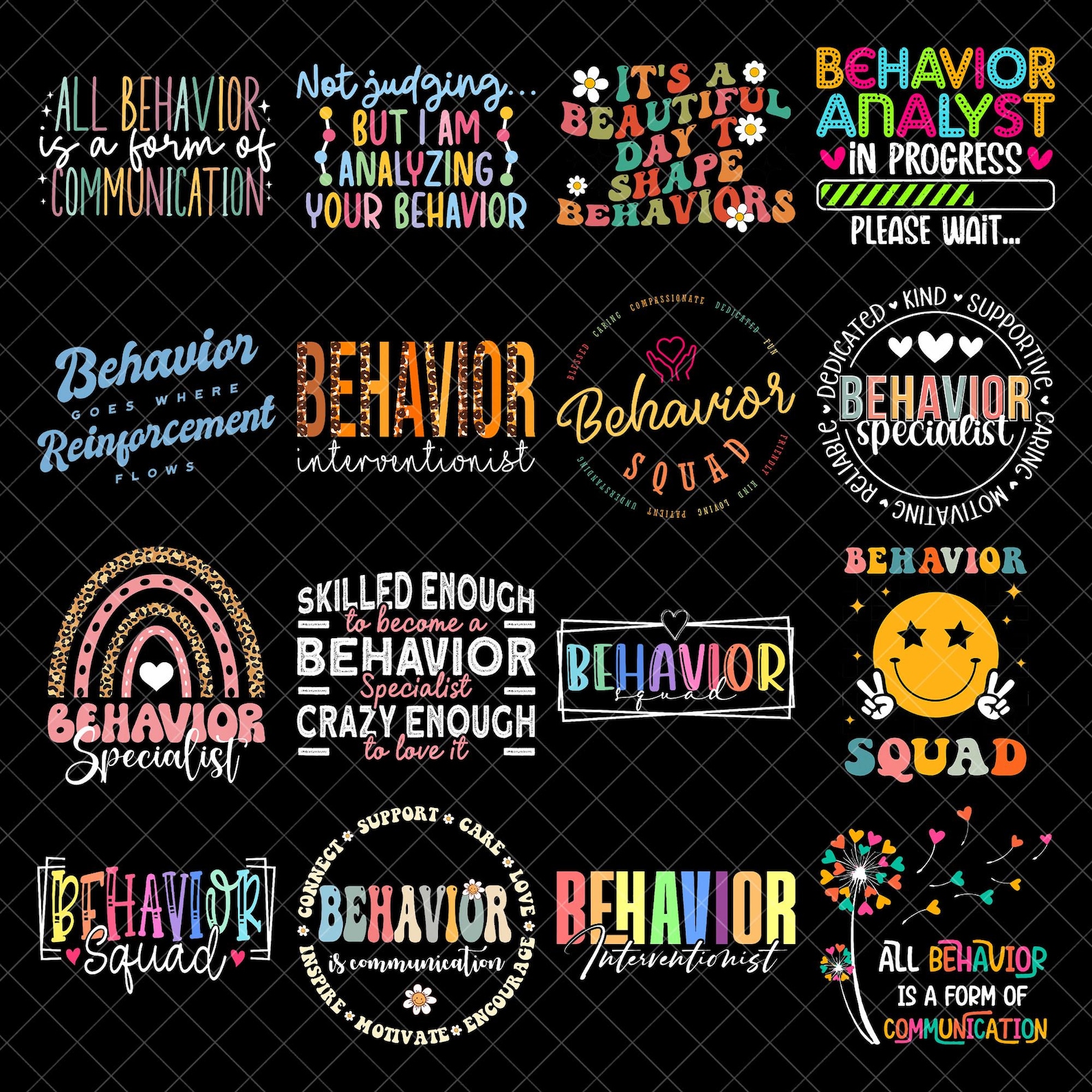 Behavior Interventionist Png Bundle, Behavior Teacher Png, Specialist ...