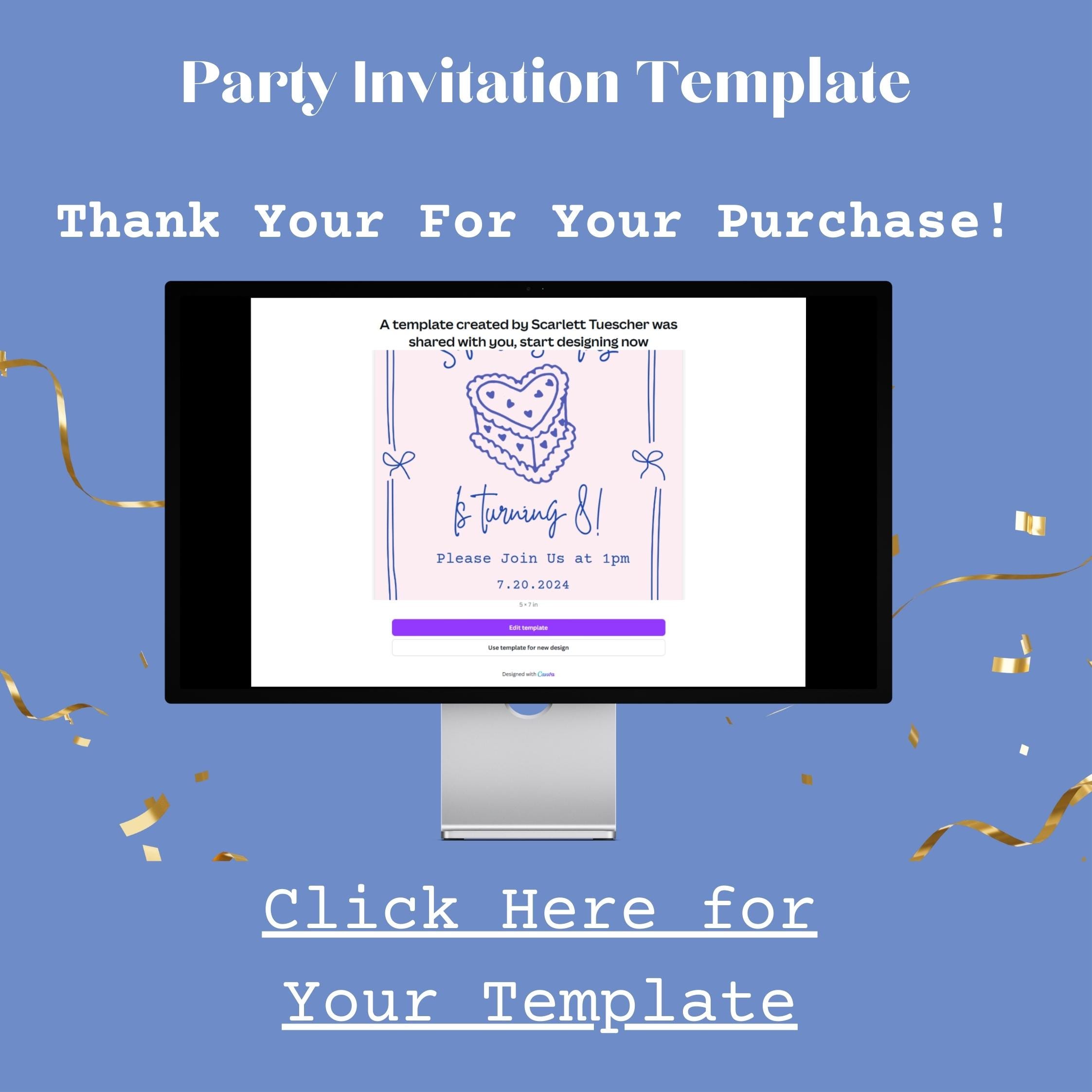 Digital Download/ Printable Girls Birthday Card - Etsy