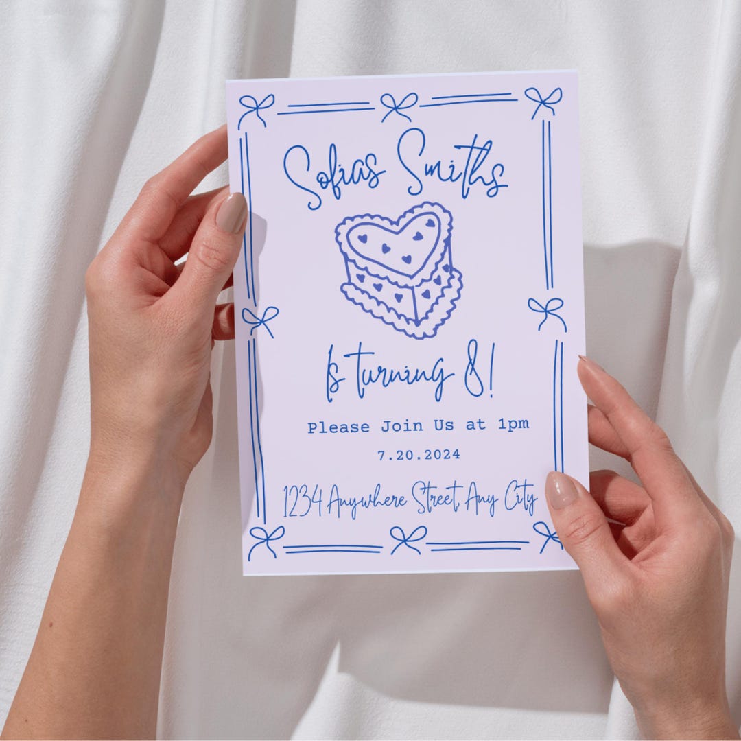 Digital Download/ Printable Girls Birthday Card - Etsy