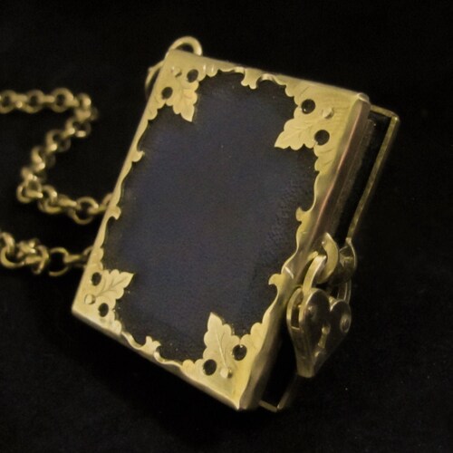 Book Pendant Edgar Allan Poe Book Pendant Literary Jewelry | Etsy