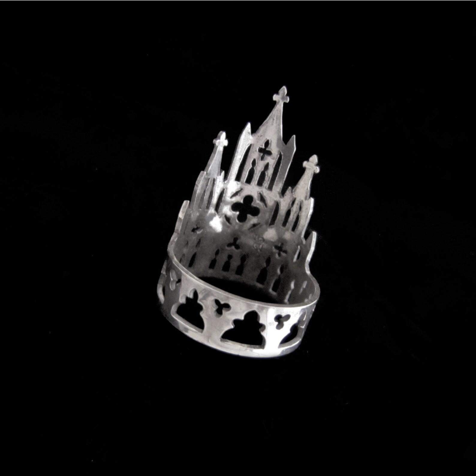 Sterling Silver Cathedral Ring Medieval Gothic Architecture - Etsy