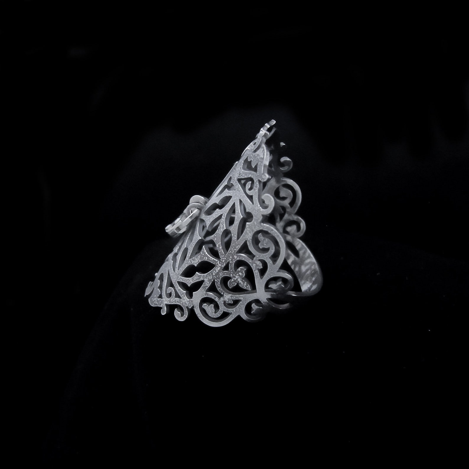 Sterling Silver Cemetery Gates Ring - Gothic Medieval Cathedral Doors ...