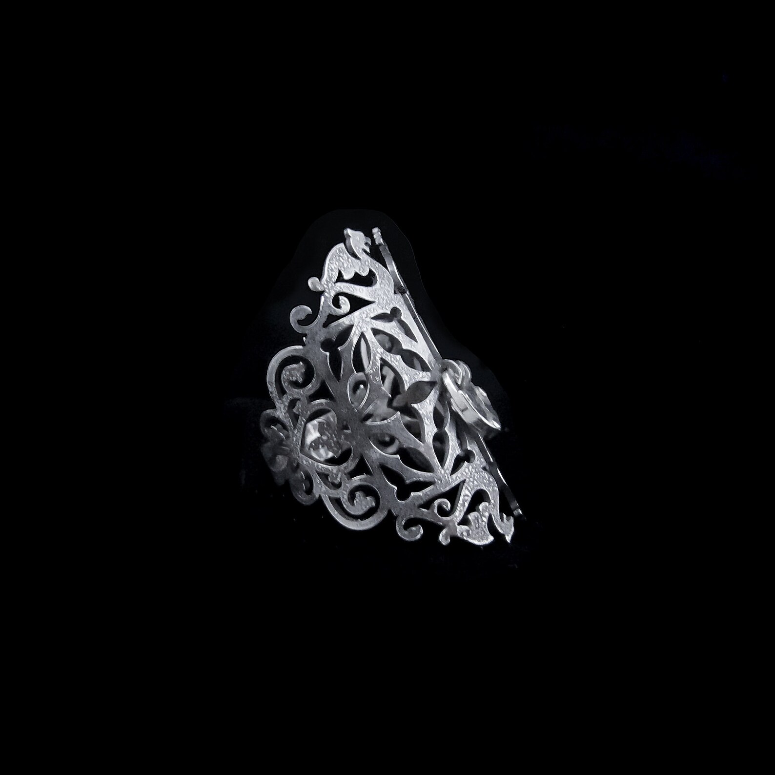 Sterling Silver Cemetery Gates Ring - Gothic Medieval Cathedral Doors ...