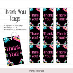 Retro Birthday Party Invitation, 80's & 90's Bright Fluro Theme ...