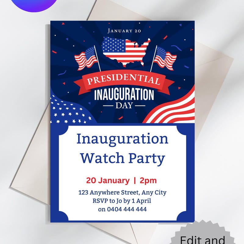 Trump Inauguration Party Supplies - Etsy