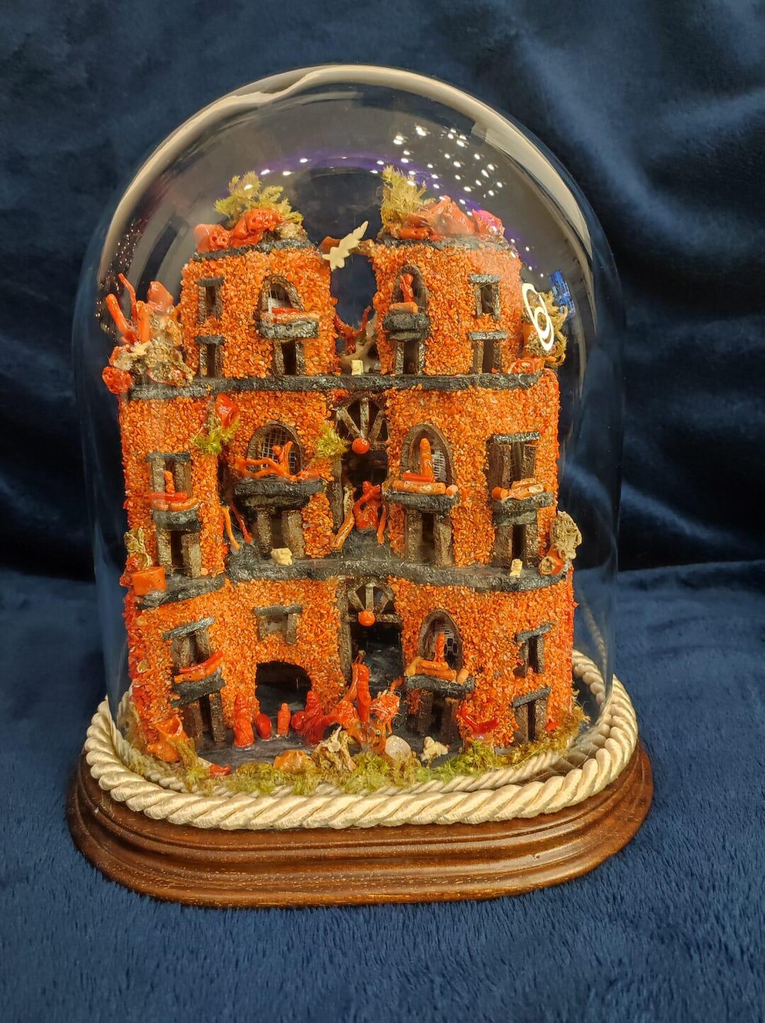 Realistic Artisan Nativity Scene Made Entirely of Coral - Christmas ...