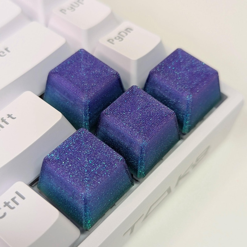Purple and Blue Keycaps - Etsy