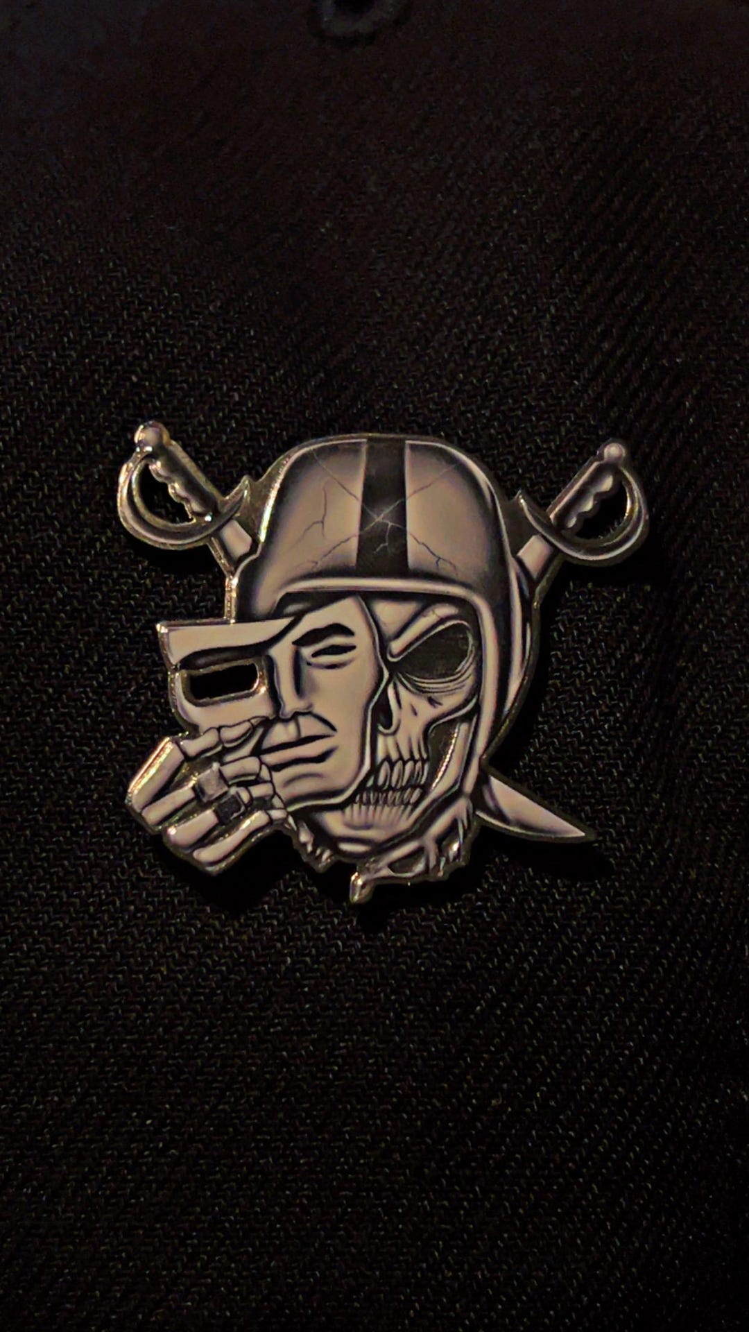 Raiders Enamel Pin: Skull & Swords - 1.5” - Etsy