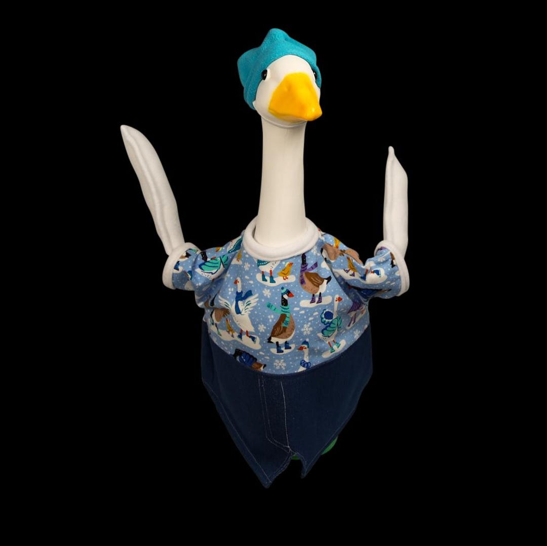 Adult Porch Goose Outfit Winter Goose Sweater With Geese in Sweaters ...