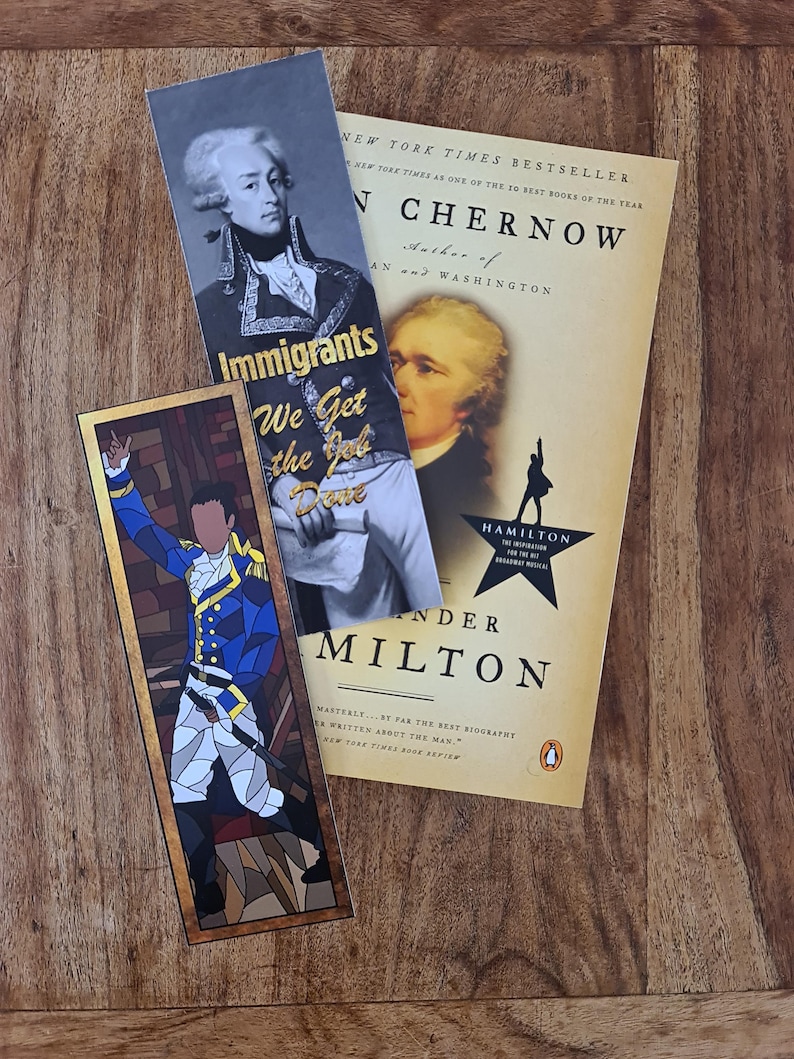 Hamilton Bookmark Set - Etsy